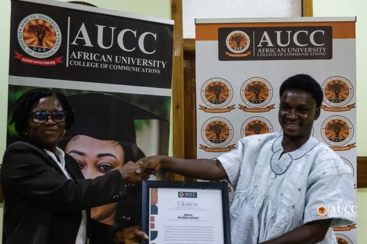 A1 Radio’s Moses Apiah honored by AUCC for prestigious journalism awards - A1 Radio Bolgatanga